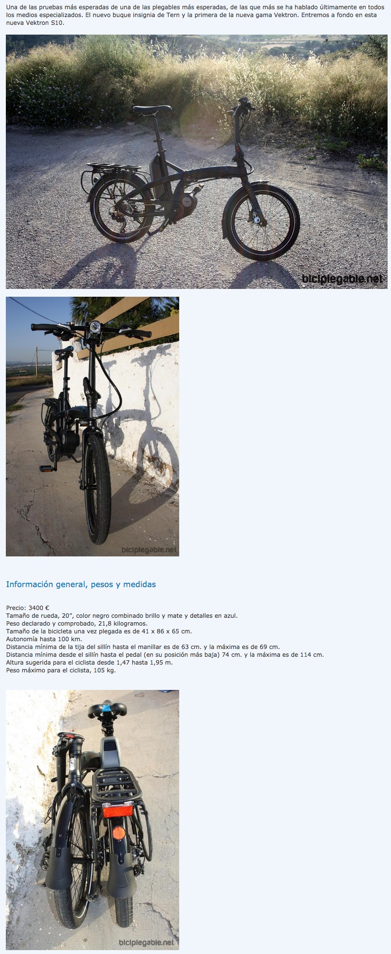 Prueba: TERN VEKTRON S10 | Tern Bicycles