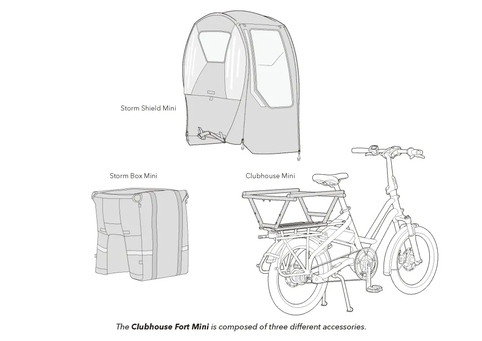 Clubhouse Fort Mini: All-Weather Passenger Pod | Tern