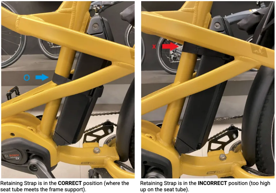 How to Secure the Rear Bosch Battery on Orox | Tern